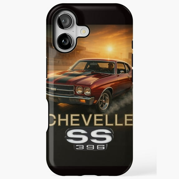 1972 Chevy Chevelle Black Essential Muscle Car Artwork with iPhone 17 to 11 Pro Max - Walmart.com