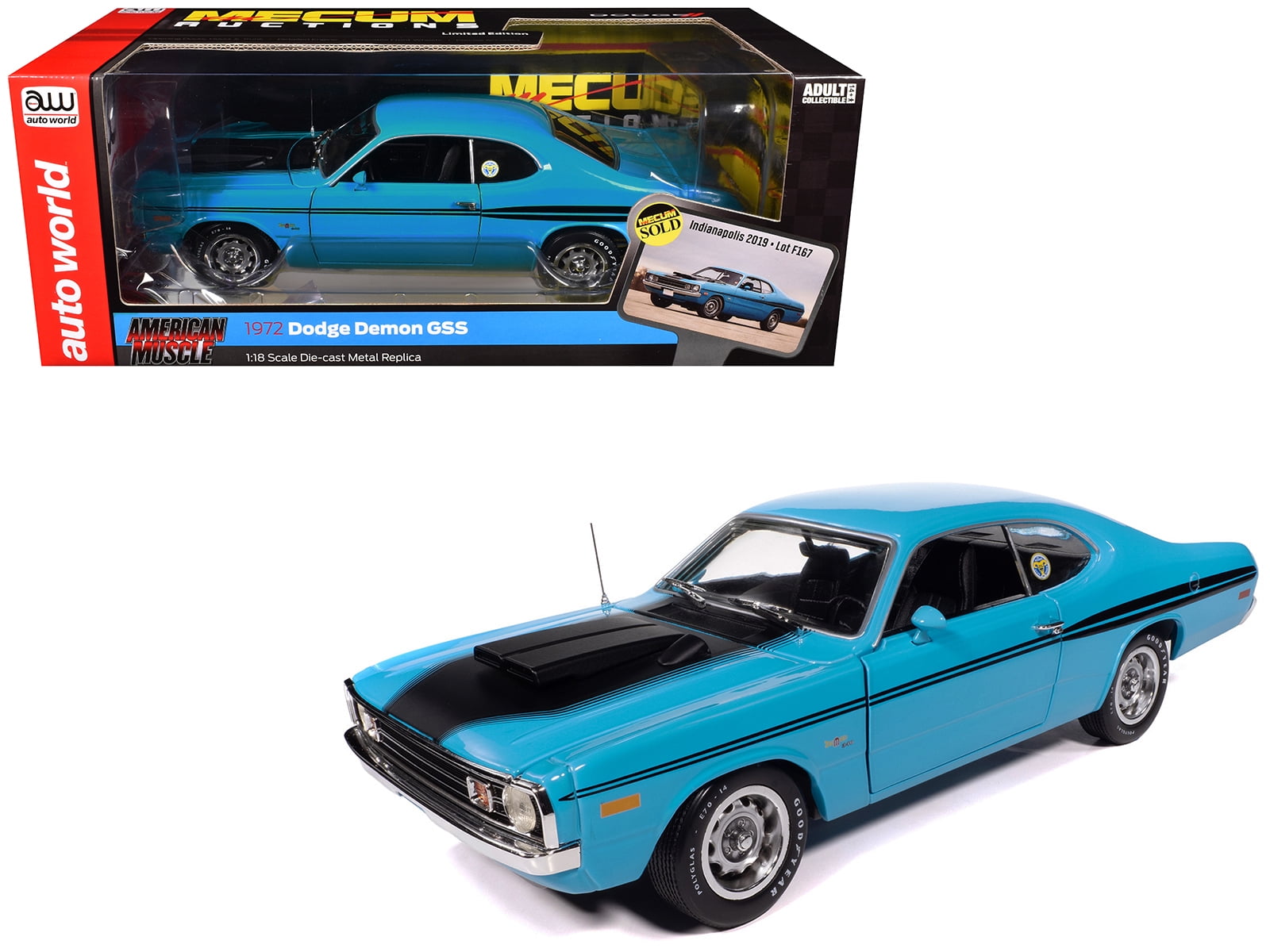 1972 Dodge Demon GSS "Mecum Auctions" Petty Blue with Black "American ...
