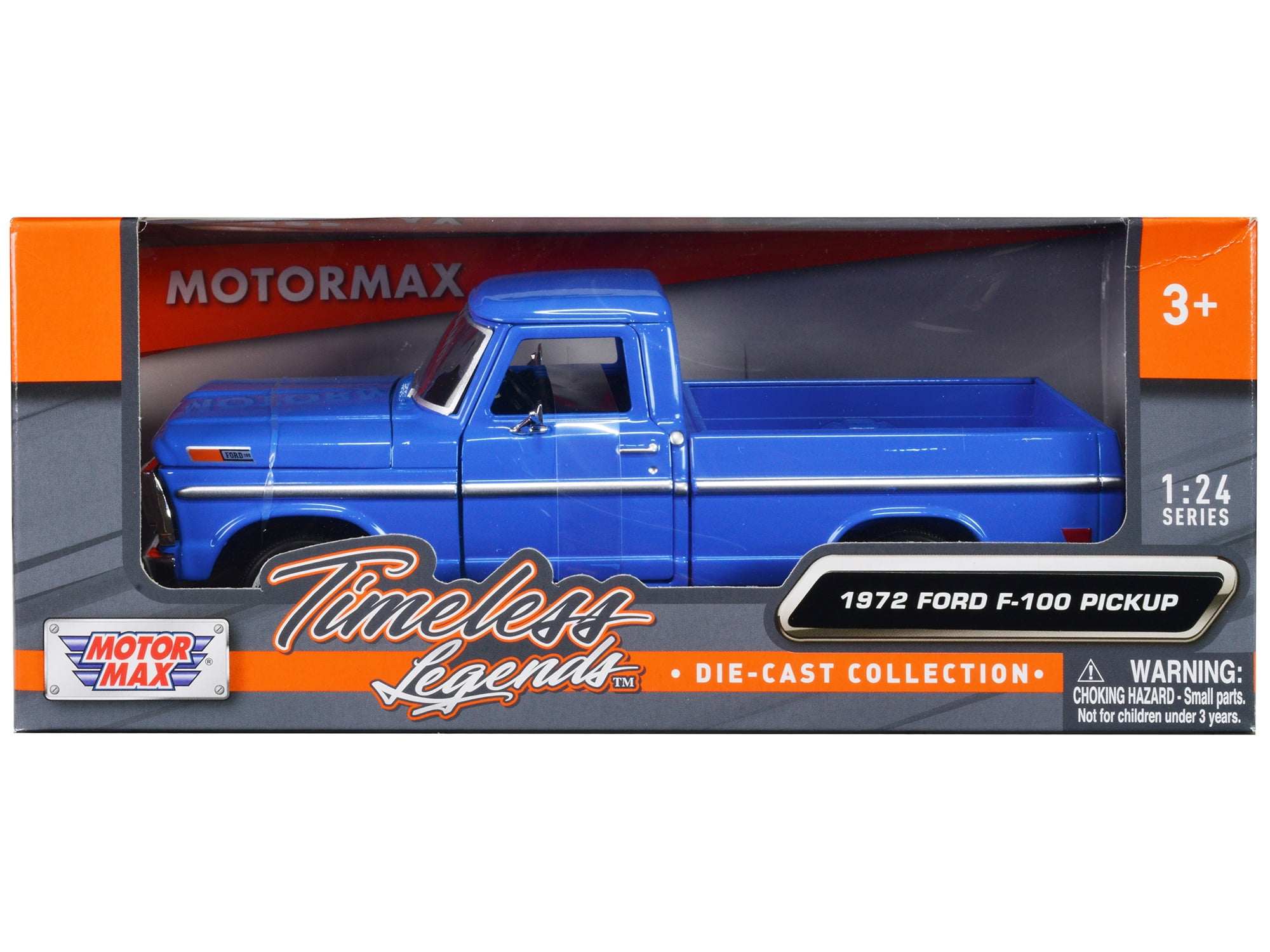 1972 Ford F-100 Pickup Truck Blue "Timeless Legends" Series 1/24 ...