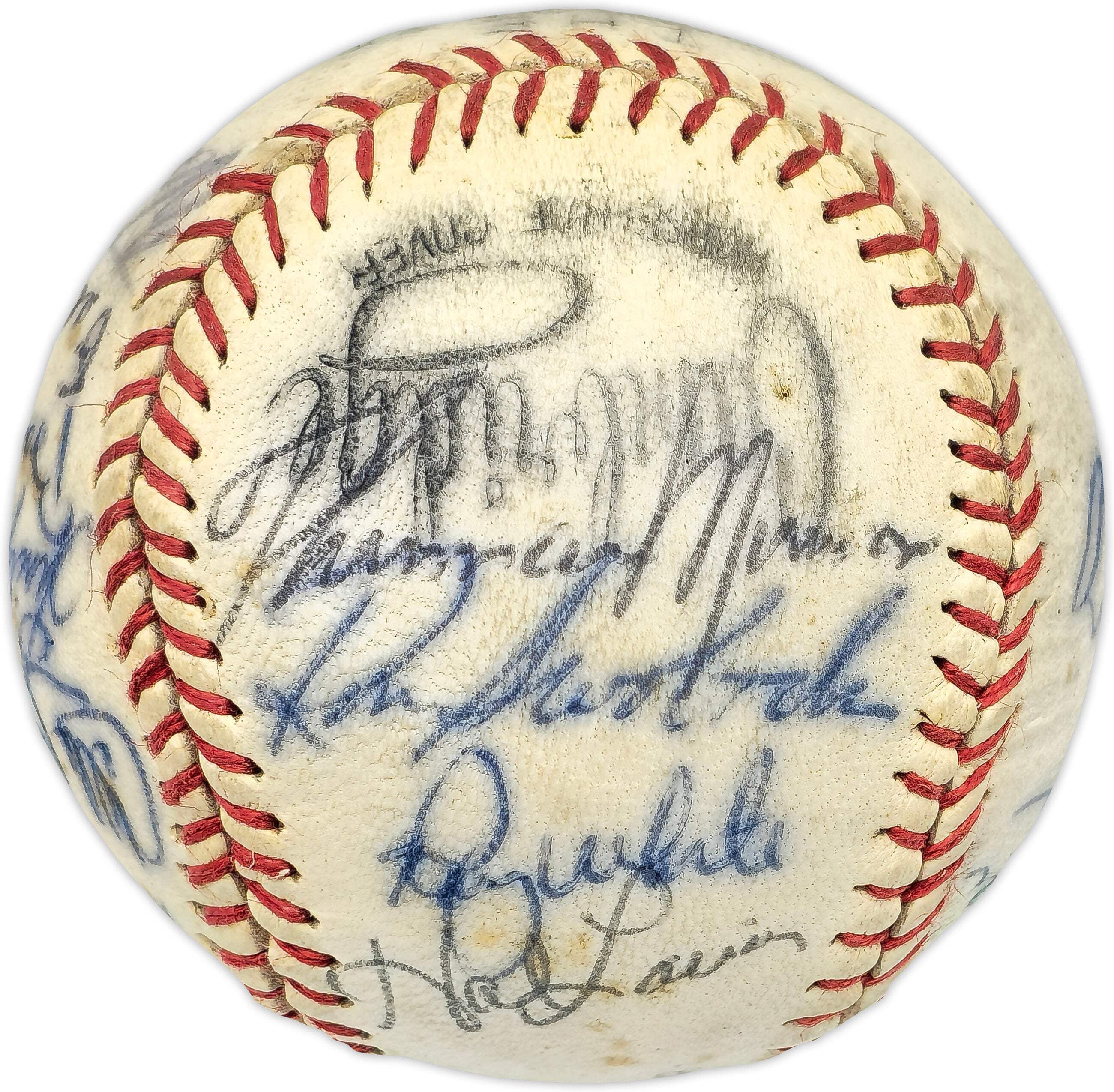 1972 New York Yankees Team Signed Autographed Official League Baseball ...