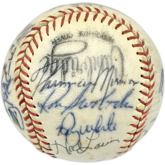 2001 Yankees Signed Baseball