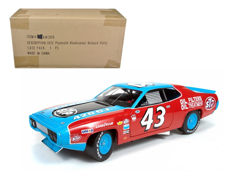 1972 Plymouth Road Runner #43 Richard Petty \STP\ - Walmart.com