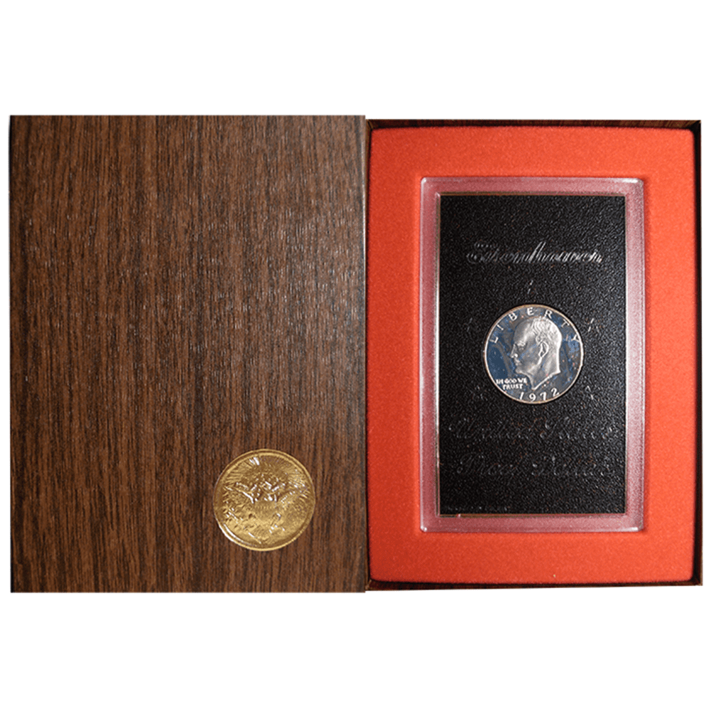 1972-S Proof Silver $1 Eisenhower Dollar Brown - Walmart.com