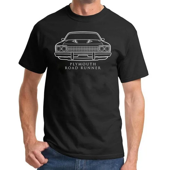 1973 1974 Plymouth Road Runner Classic Front End Design Tshirt NEW ...