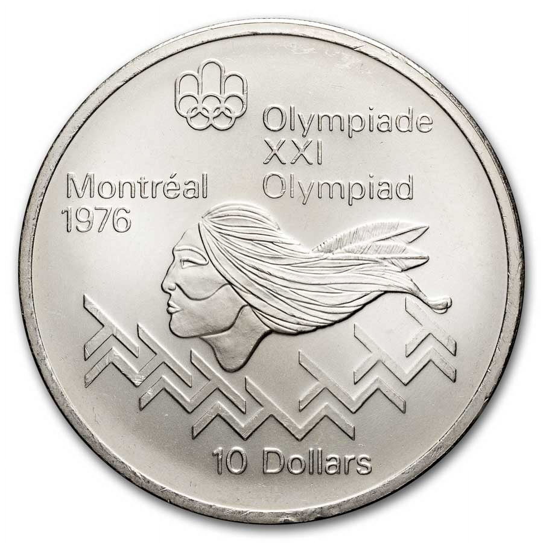 1973-1976 Canada Silver $10 Olympics BU/Proof (Abrasions) - Walmart.com