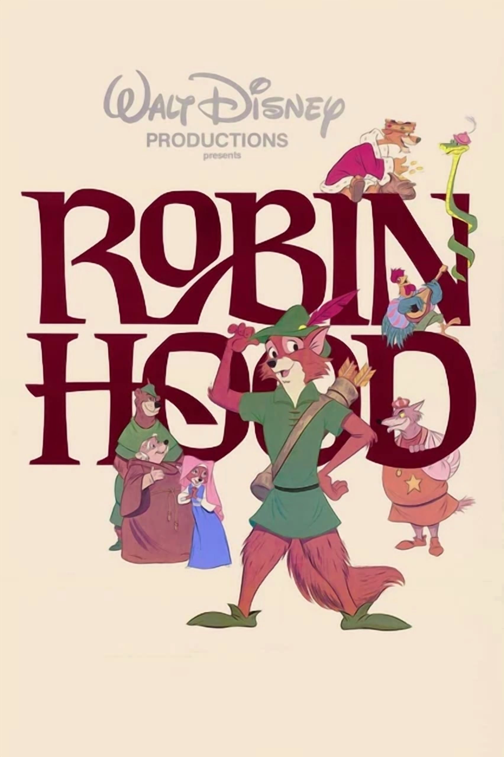 1973 Robin Hood Movie Poster Little John Friar Tuck Sir His UNFRAMED ...