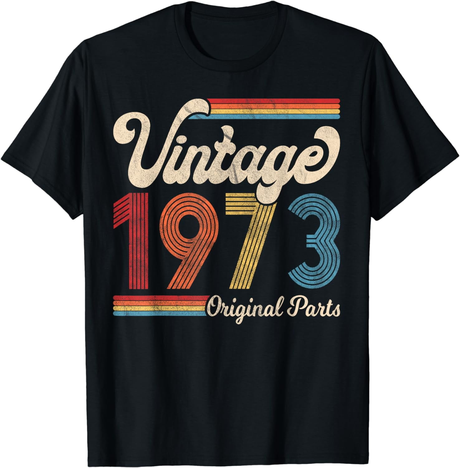 1973. Vintage 1973 Birthday Gift Men Women. Born Made 1973 T-Shirt ...