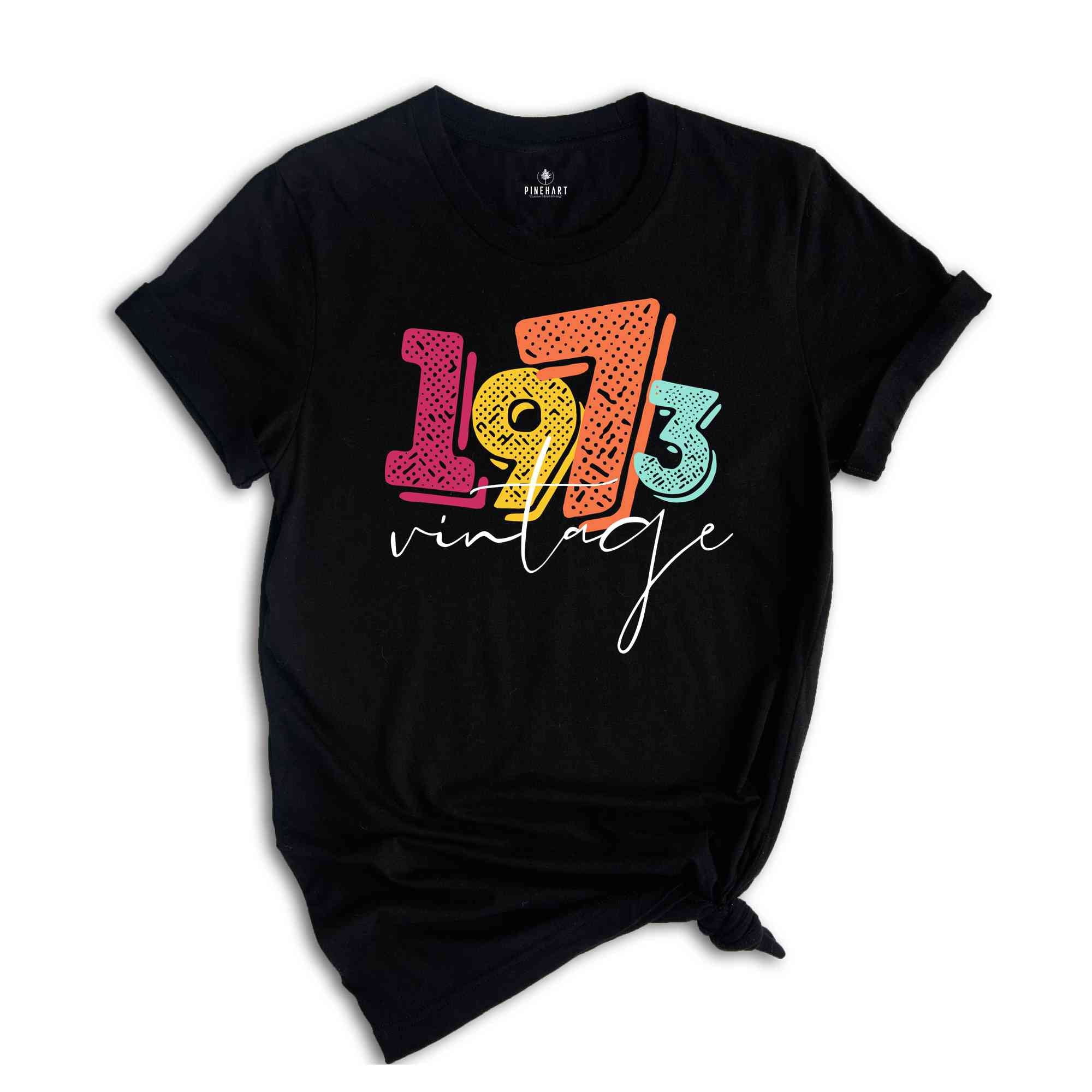 1973 Vintage Birthday Shirt, 51st Birthday TShirt, 51st Birthday Party ...