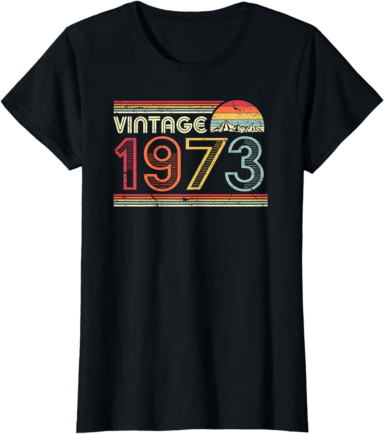 1973 Vintage Shirt Birthday Gift Tee Retro Style T-Shirt - Walmart.com