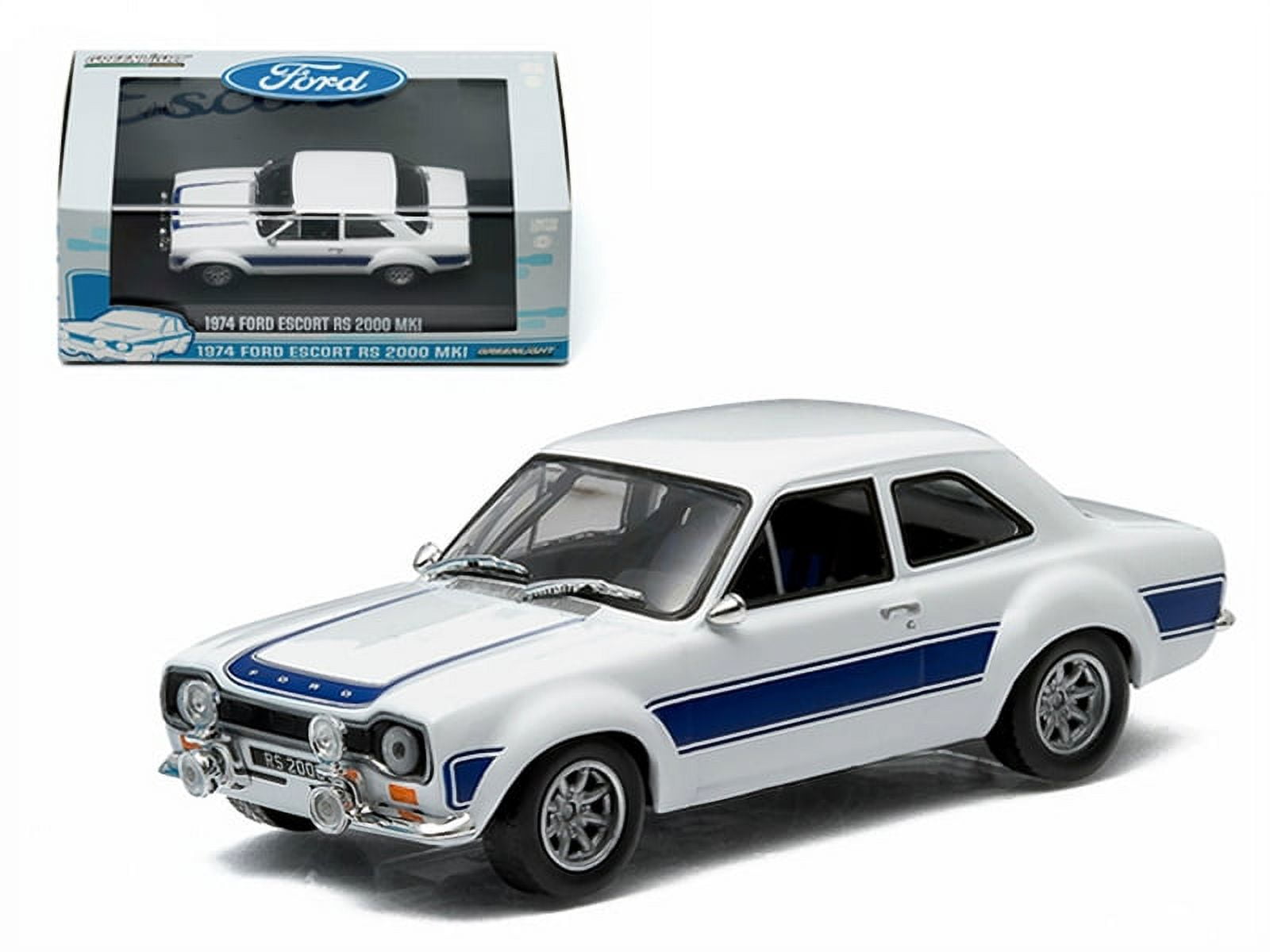 1974 Ford Escort RS 2000 MKI Blue 1/43 Diecast Car - Walmart.com
