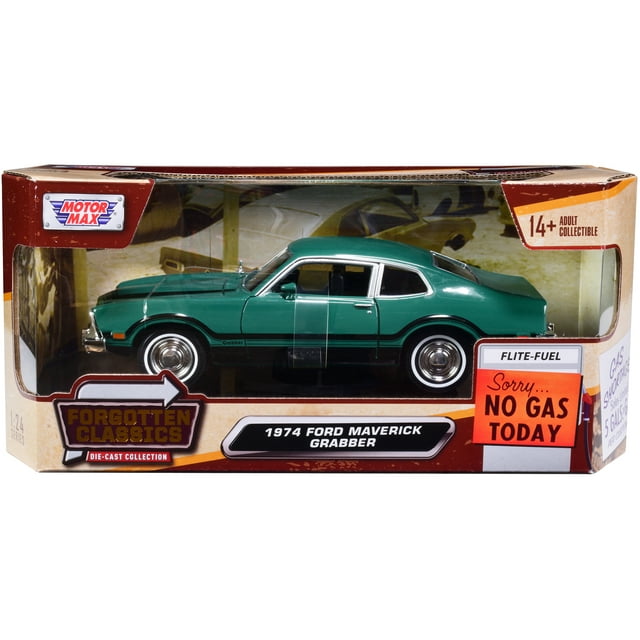 Motormax 1974 Ford Maverick Grabber Diecast Model Car, 1/24 Scale ...