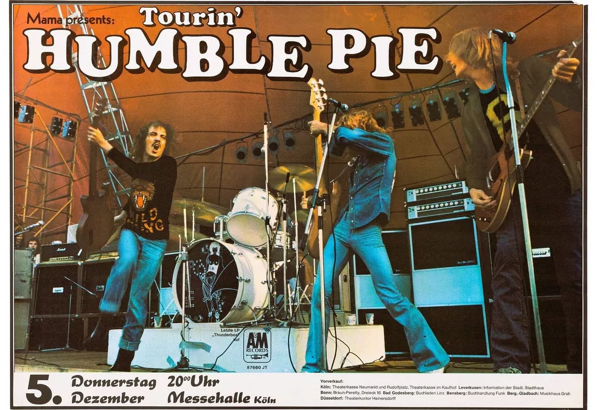1974 HUMBLE PIE CONCERT POSTER WALL ART PRINT 16 x 24 Inch Poster ...