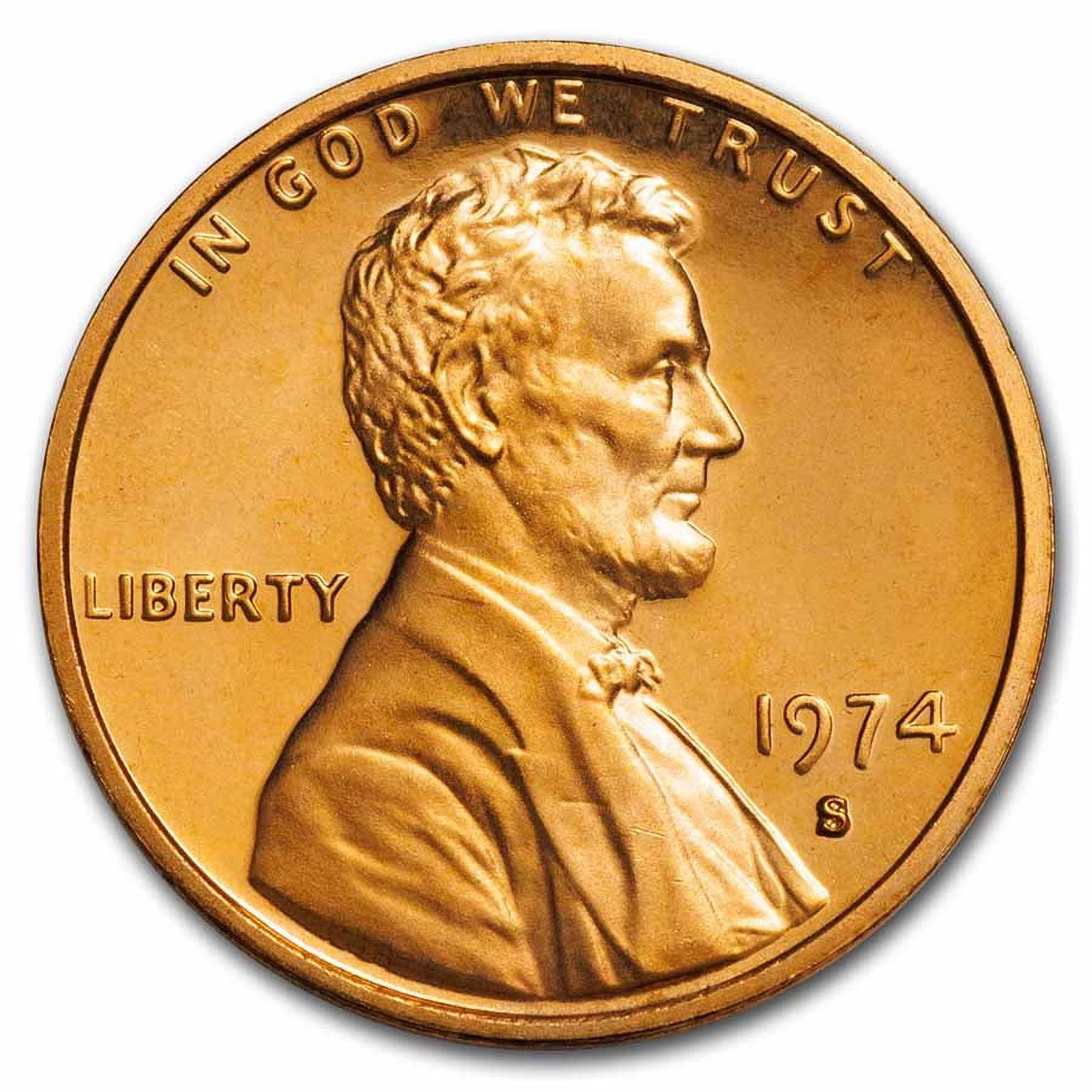 1974-S Lincoln Cent Gem Proof (Red) - Walmart.com