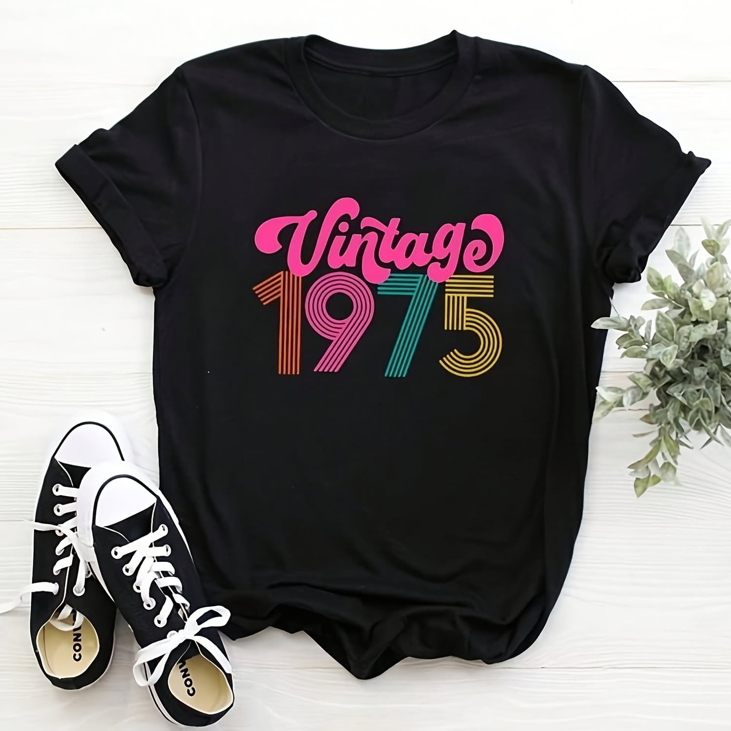 1975 Birthday Shirt - Cool Birthday Gift, Comfortable sual Cotton Top ...