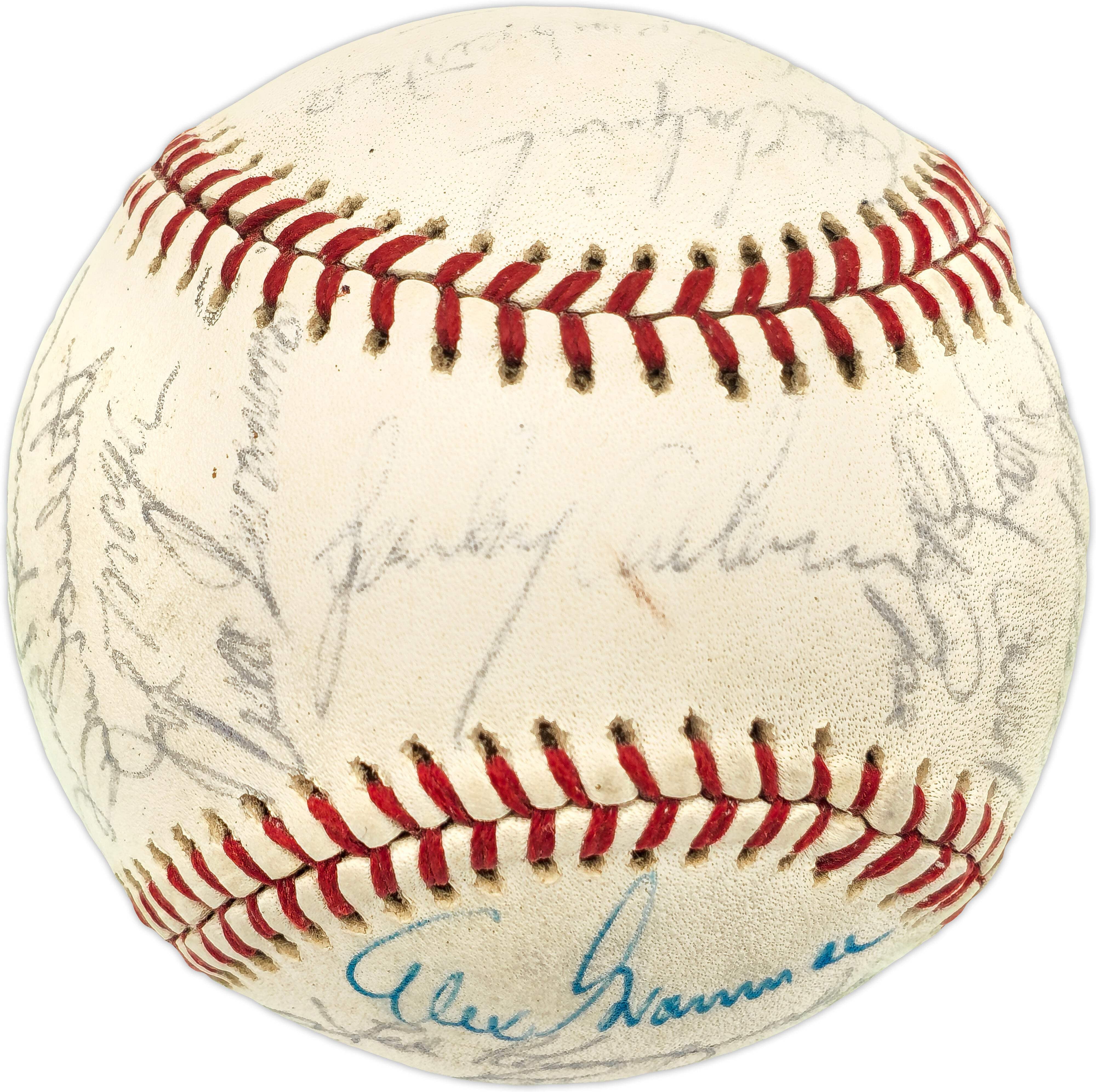 1975 Cincinnati Reds 'Big Red Machine' Autographed Official Feeney NL ...