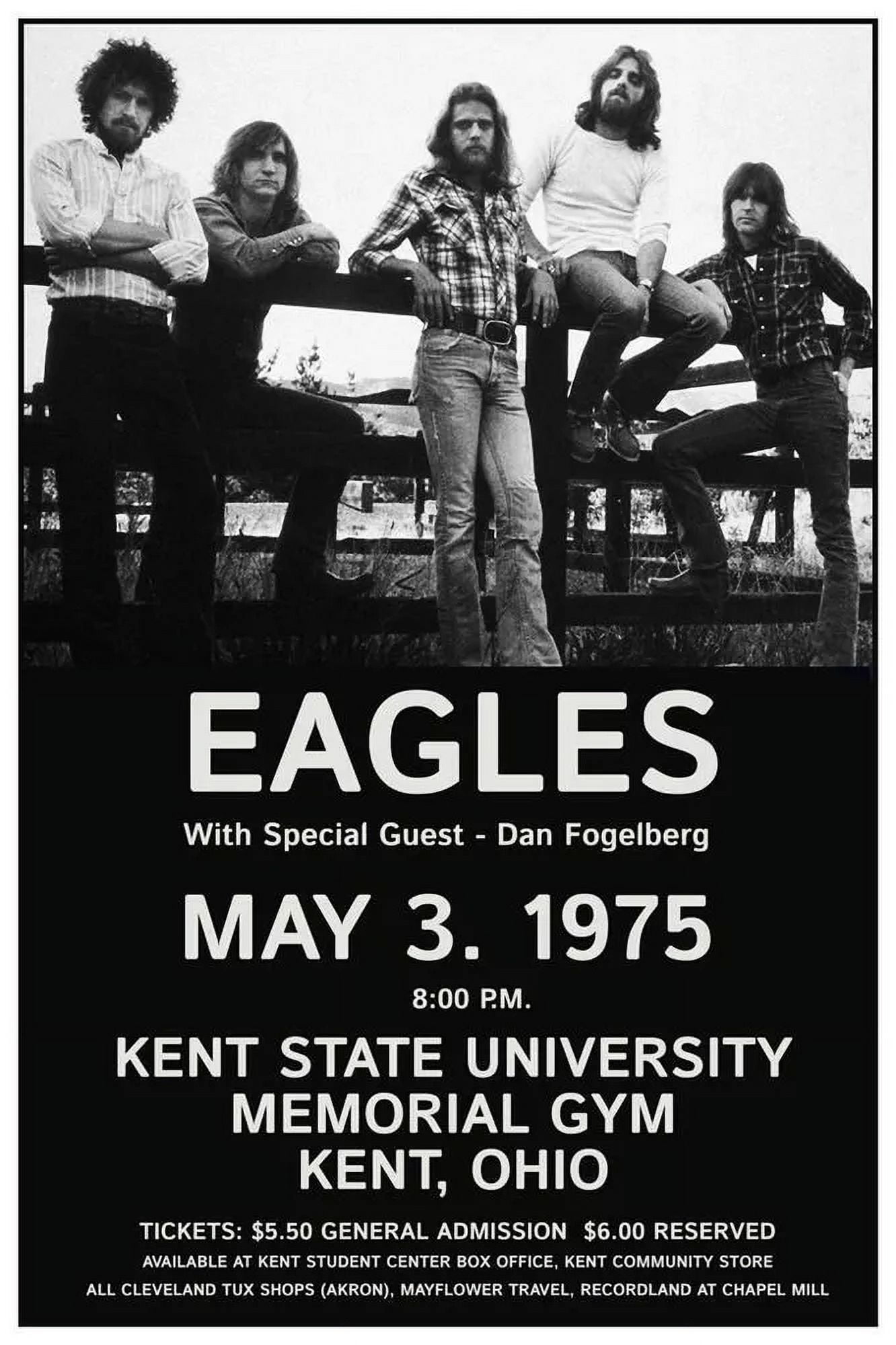 1975 * Concert Poster Wall Art Print GLEN FREY JOE WALSH DON HENLEY 24 ...