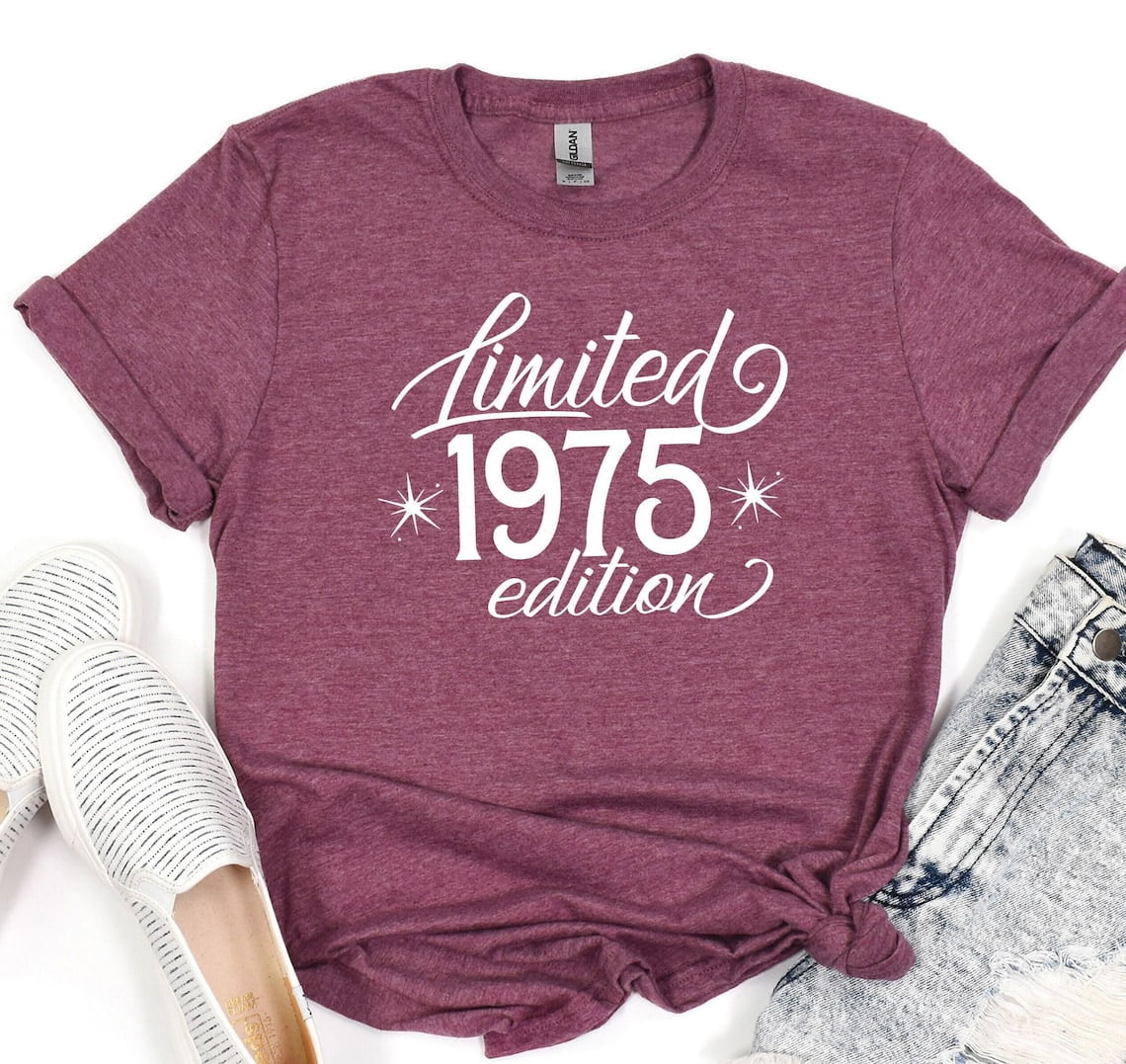 1975 Limited Edition Birthday Shirt, 48th Birthday Celebration Gift ...