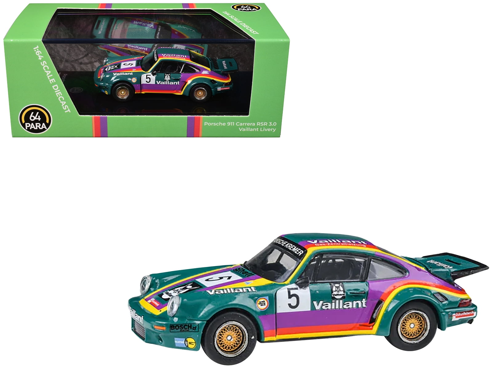 1975 Porsche 911 Carrera RSR 3.0 #5 "Kremer Racing - Vaillant" Green ...