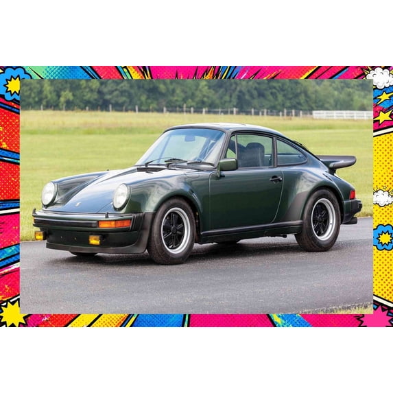 1975 Porsche Turbo Carrera Prototype - Pop Art Edition | 20x30 Inch ...