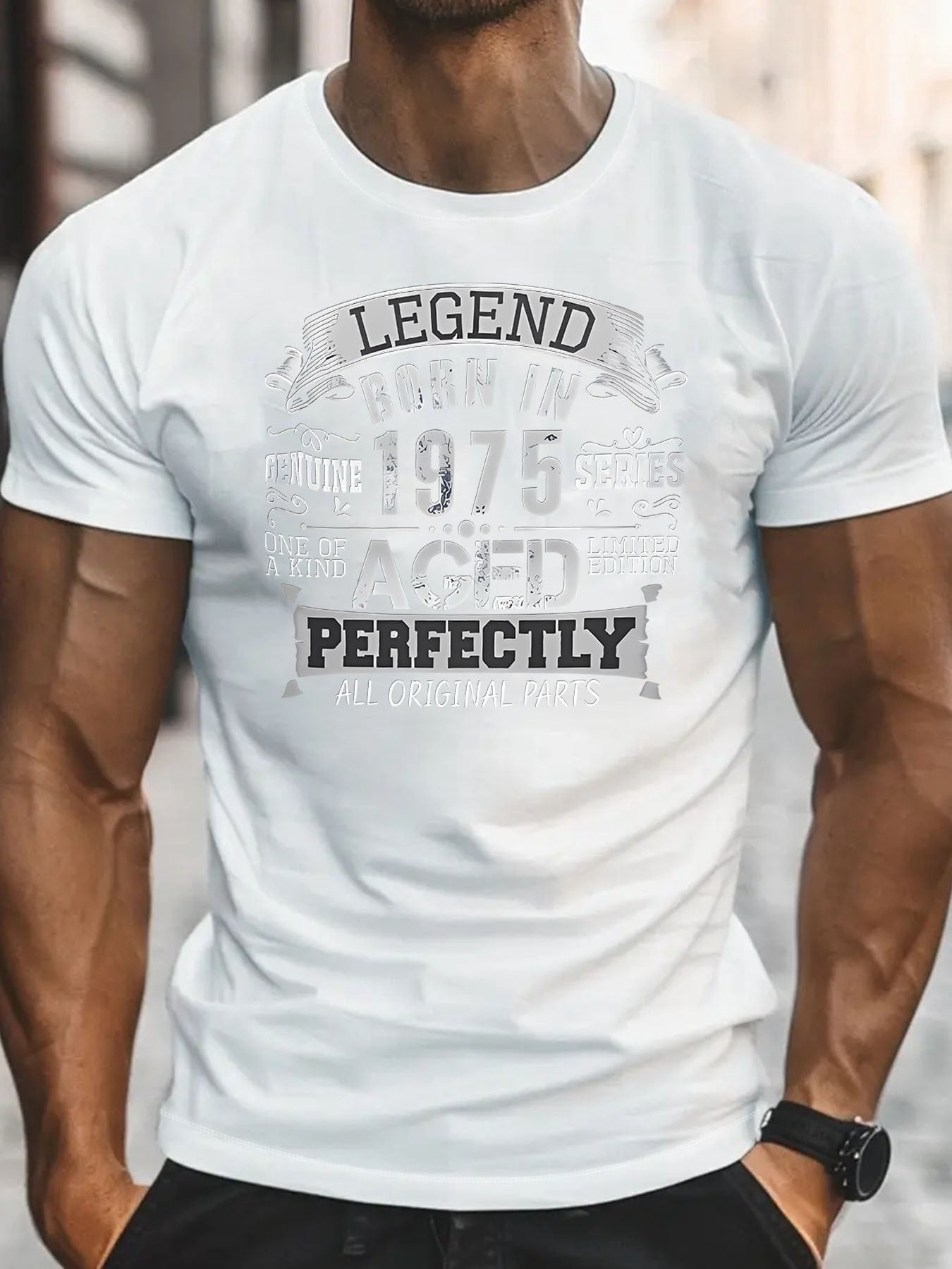 1975 Retro Vintage Men's T-Shirt - 50th Birthday Gift for Men Born in ...