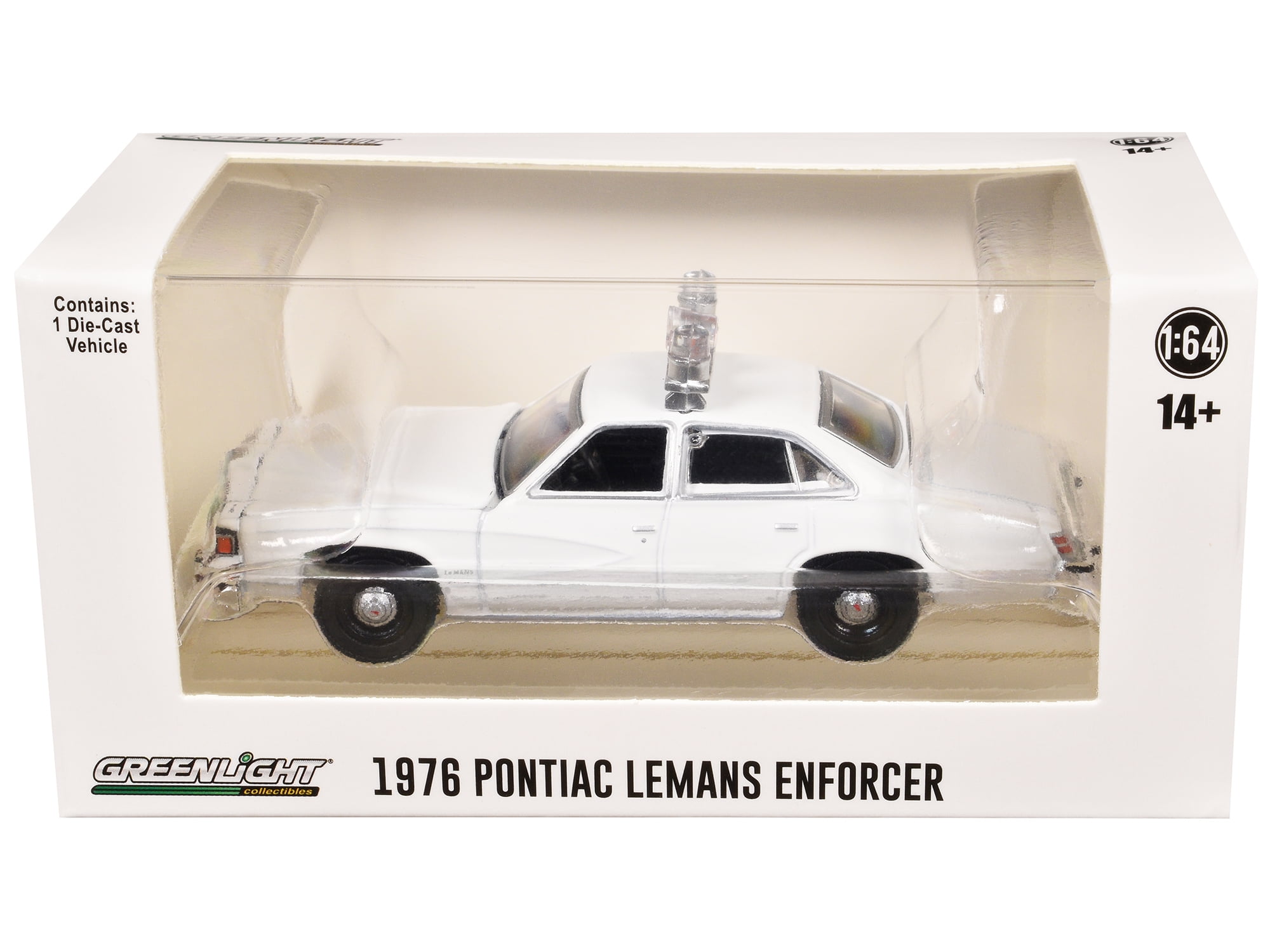 1976-77 Pontiac LeMans Enforcer White with Light Bar "Hot Pursuit ...