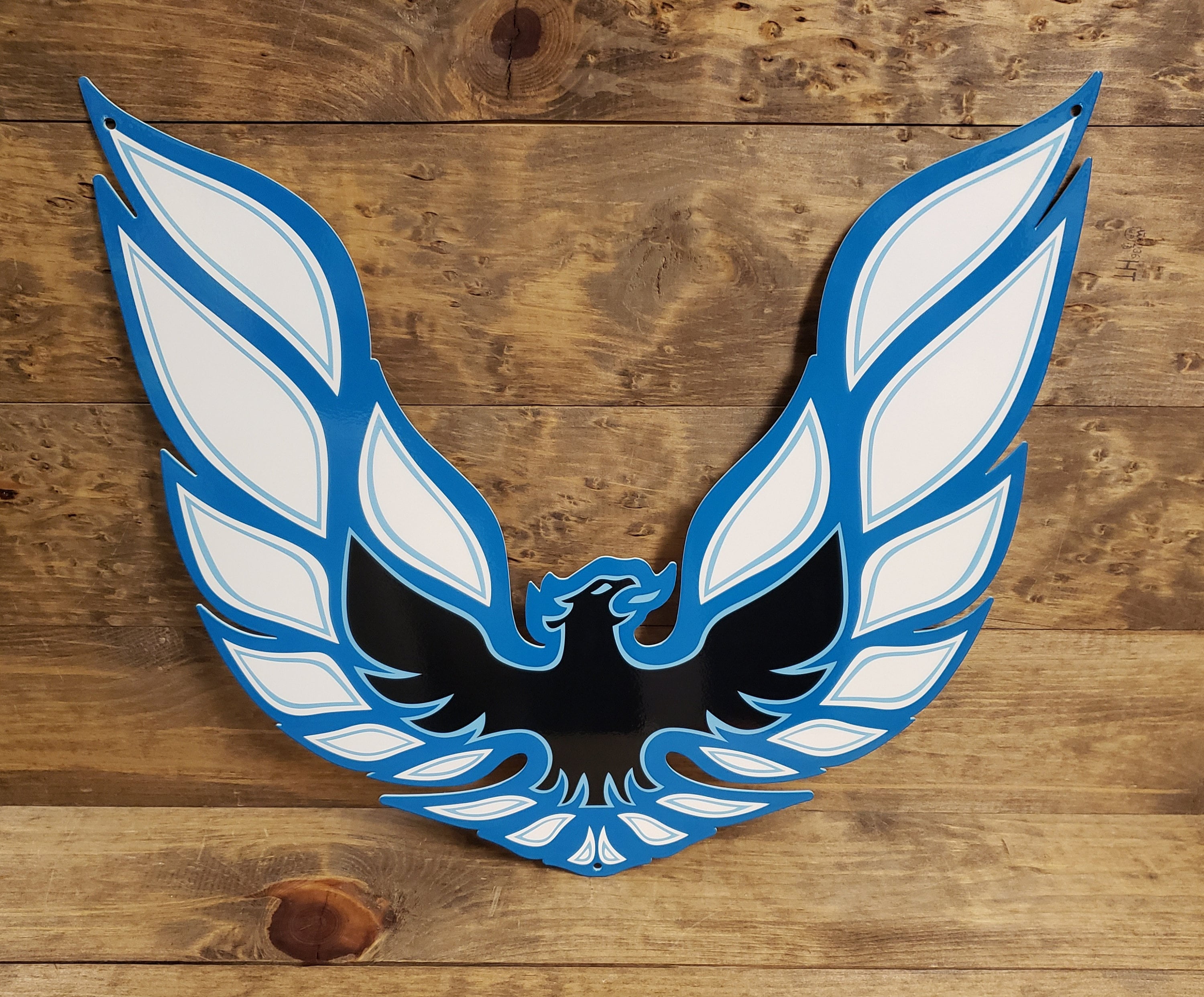 1976-81 Pontiac Firebird Trans Am Emblem Steel Sign - Blue - Walmart.com