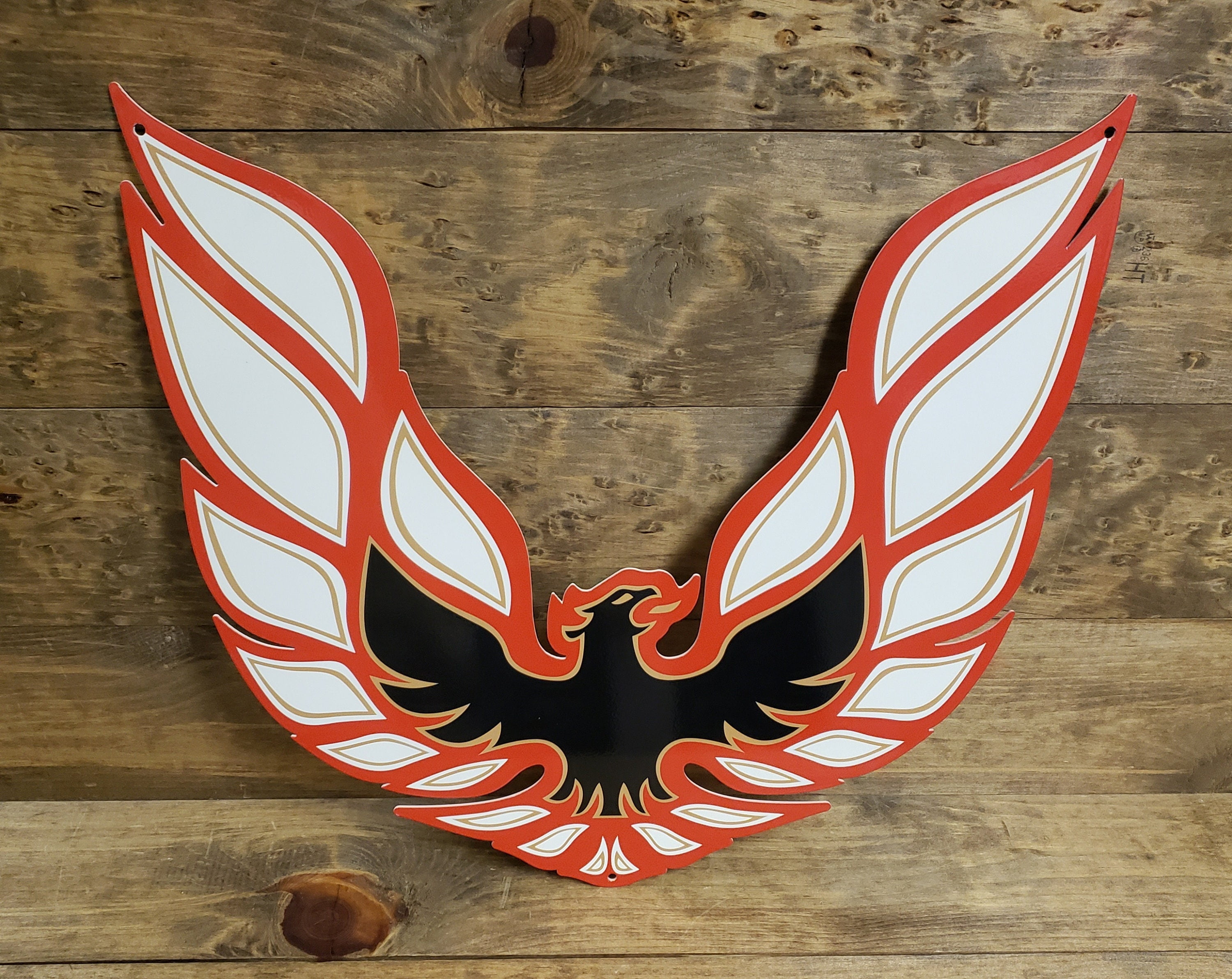 1976-81 Pontiac Firebird Trans Am Emblem Steel Sign - Red - Walmart.com