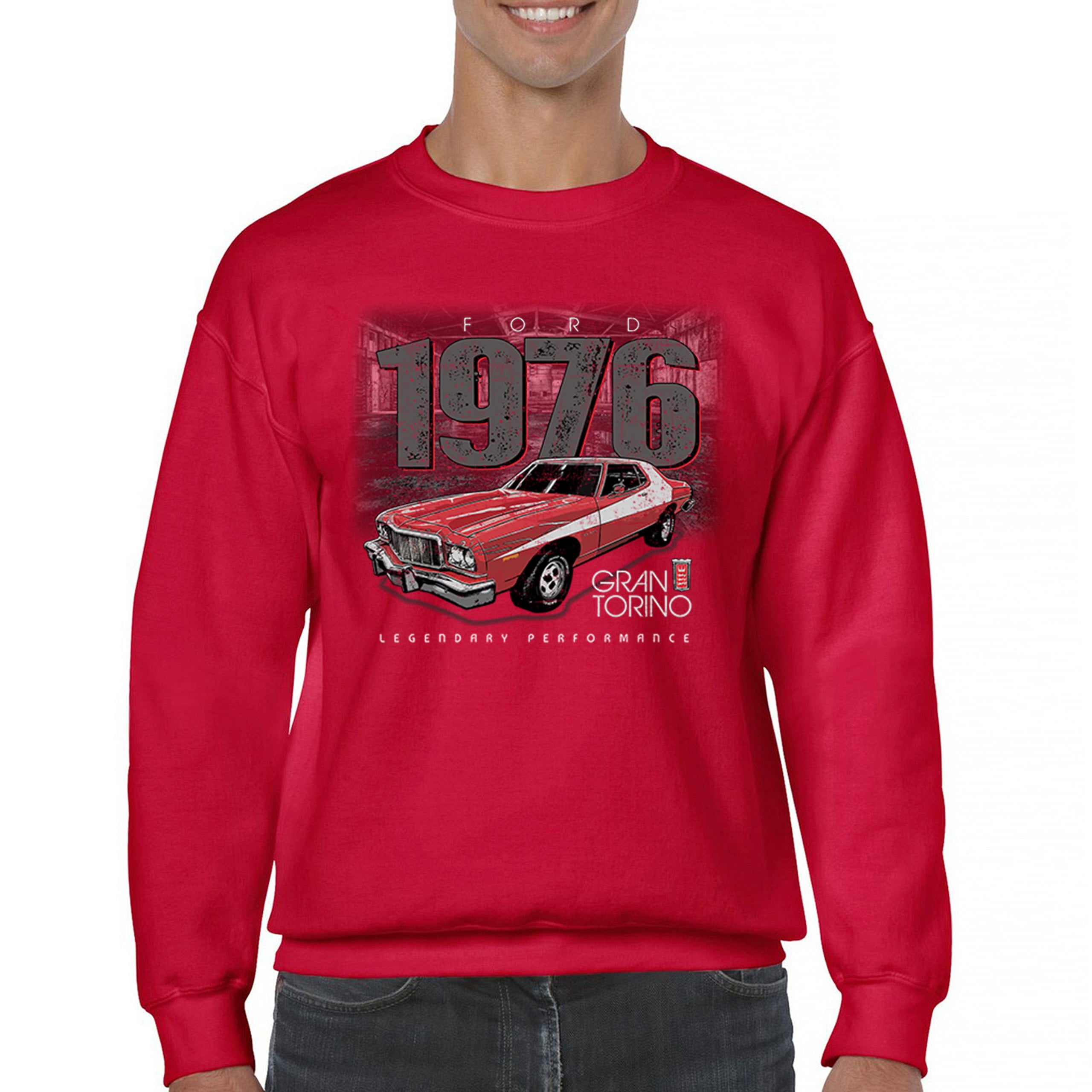 1976 Ford Gran Torino Crest Sweatshirt Officially Licensed Classic ...