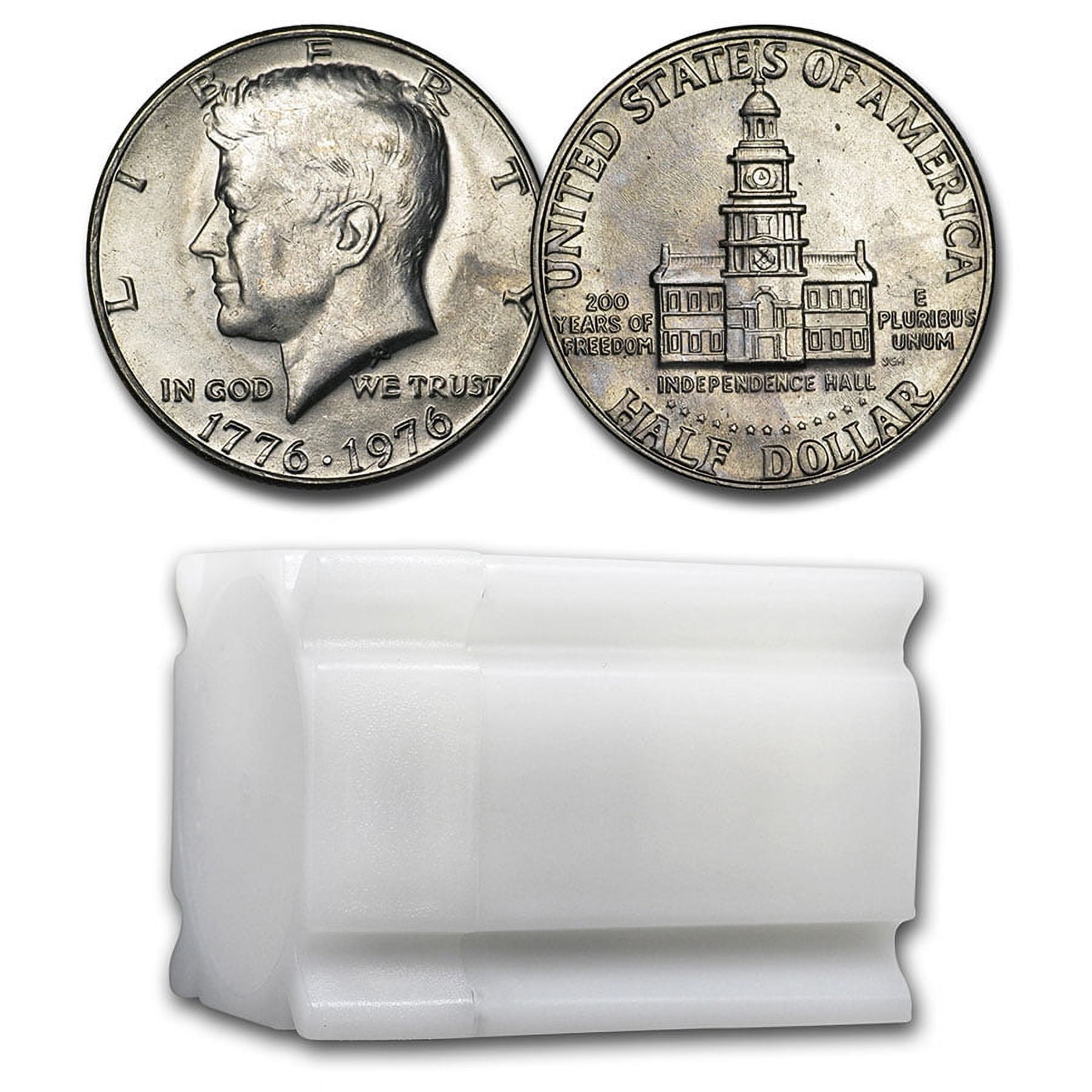 1976 Kennedy Half Dollar 20-Coin Roll BU - Walmart.com