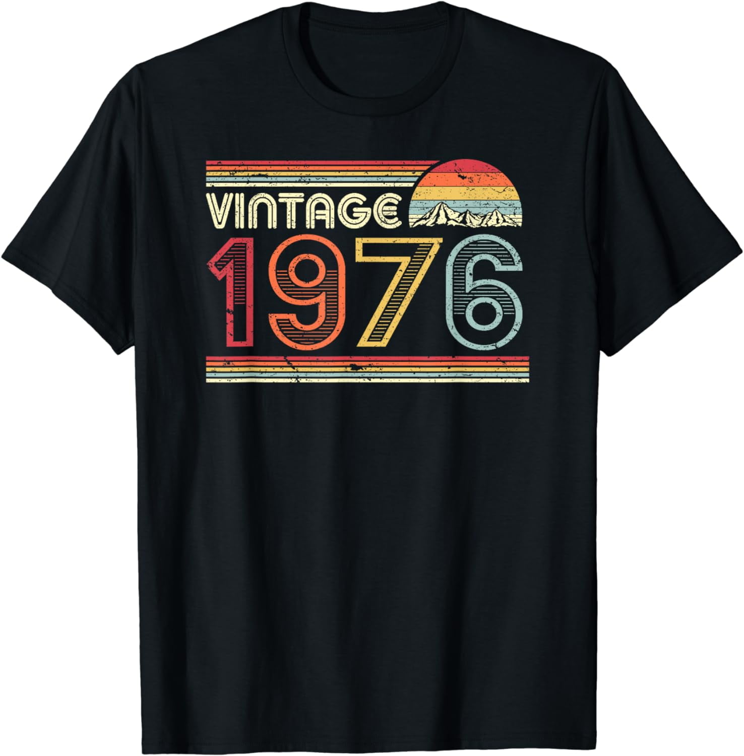 1976 Vintage Shirt, Birthday Gift Tee. Retro Style T-Shirt - Walmart.com
