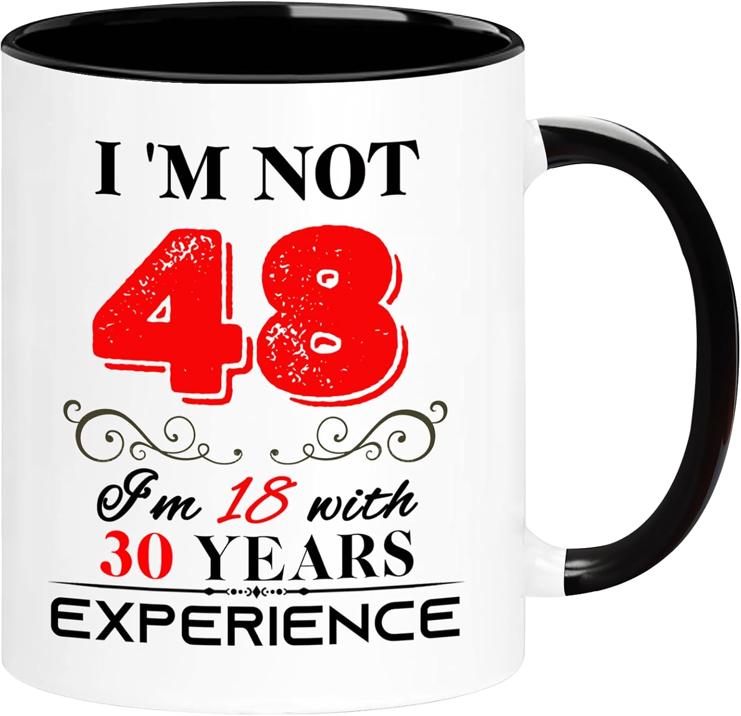 1977 48th Birthday Mug for Women Men, Turning 48 Year Old Birthday ...