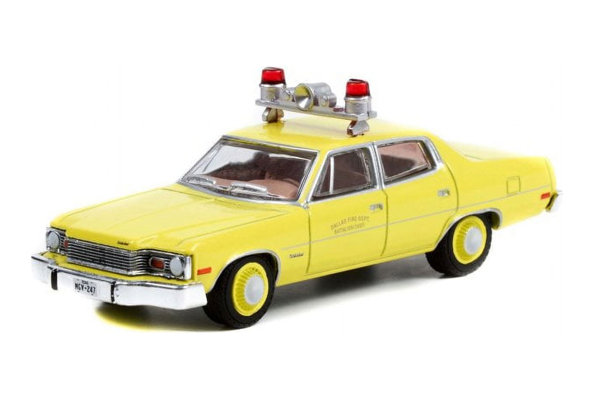 1977 AMC Matador, Yellow - Greenlight 67030B/48 - 1/64 scale Diecast ...