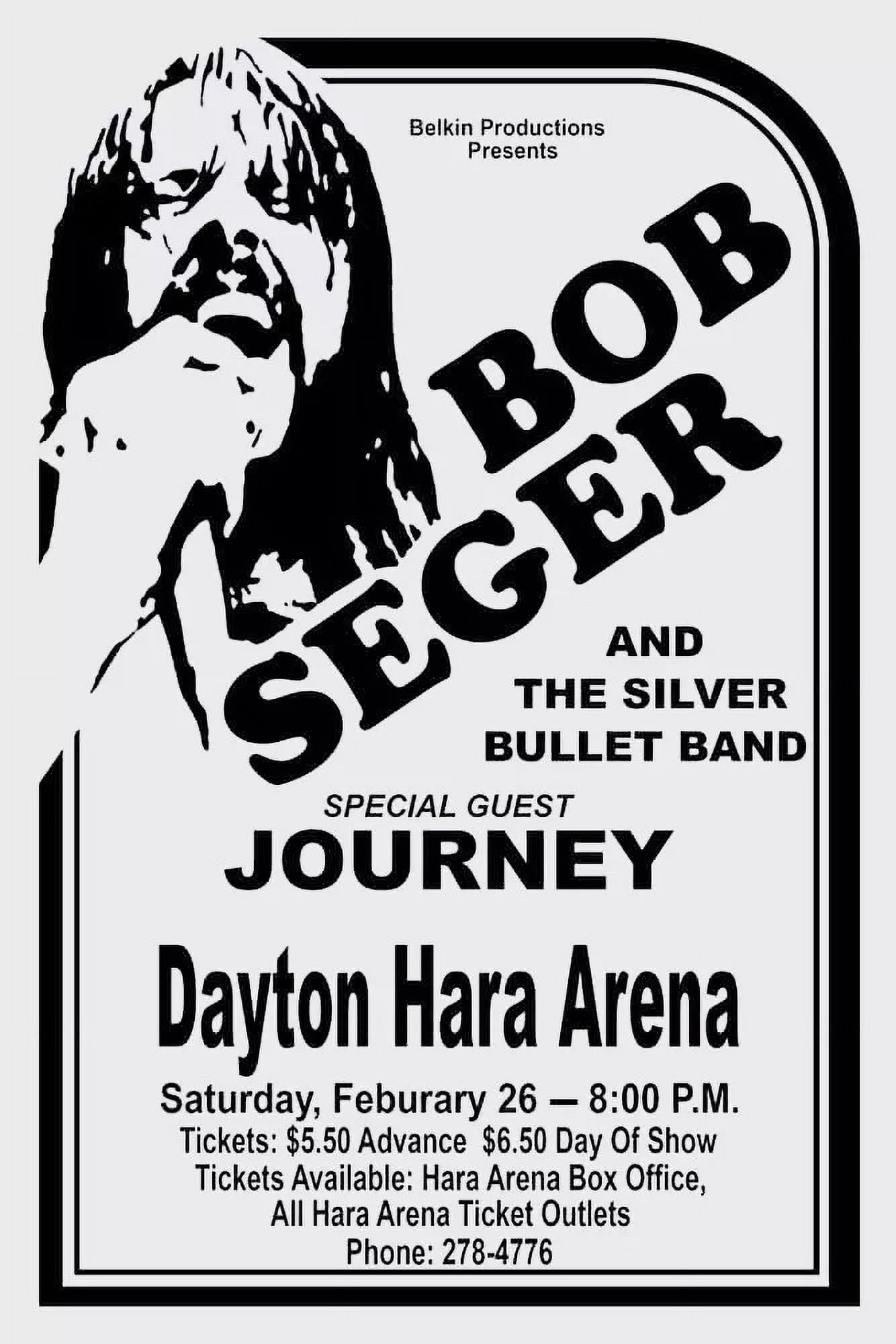 1977 BOB SEGER Concert Poster Wall Art Print in Journey concert Poster ...