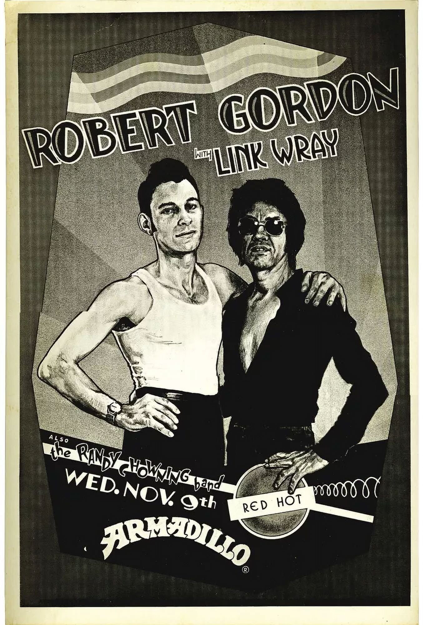 1977 LINK WRAY CONCERT POSTER WALL ART PRINT in THE RUMBLE KING 16 x 24 ...