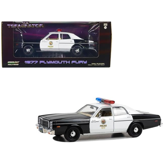 1977 Plymouth Fury Black and White "Metropolitan Police" "The ...