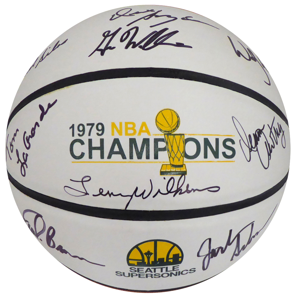 1978-79 NBA Champions Seattle Supersonics Multi Signed Autographed ...