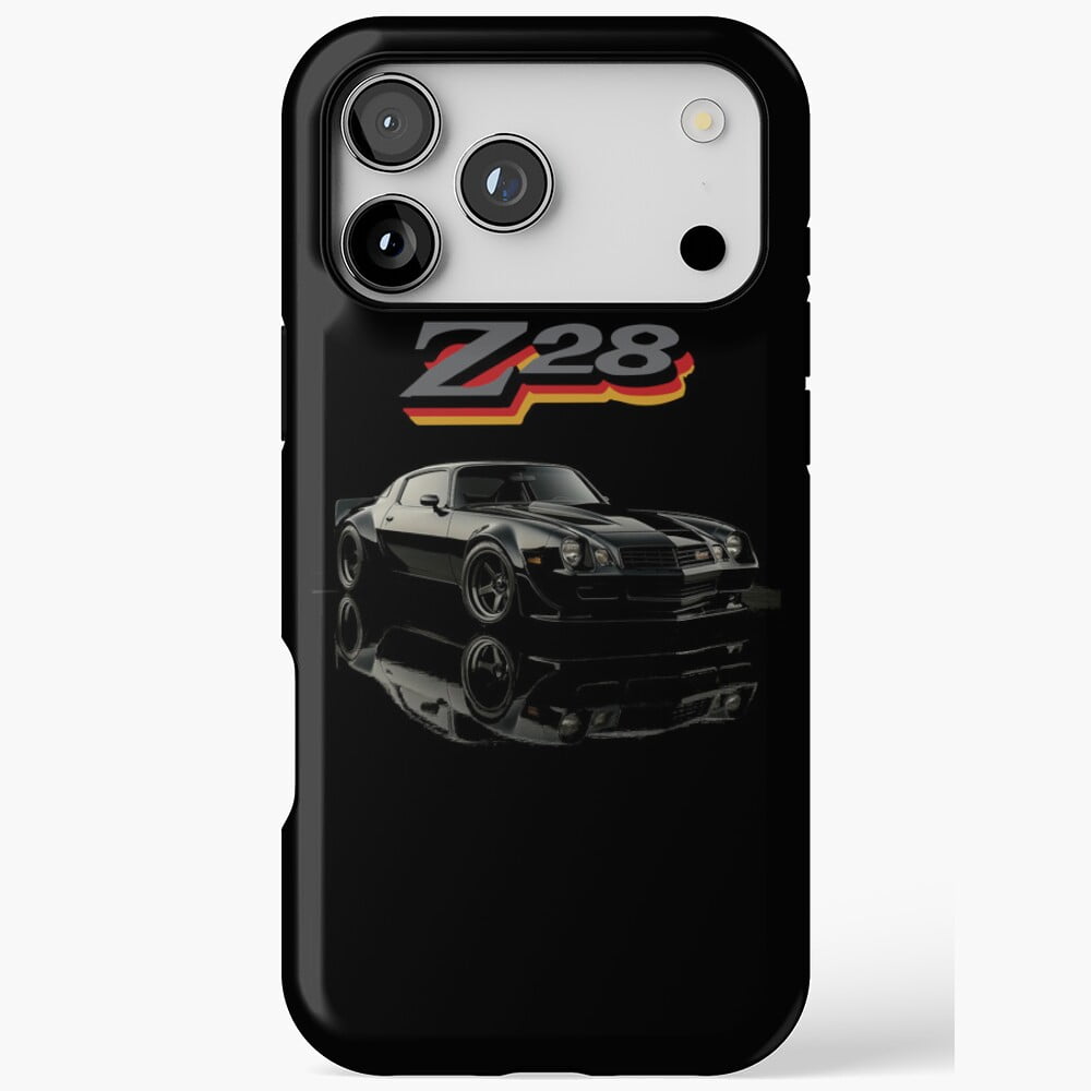 1978 Camaro Z28 Blackout Widebody Retro Reflection iPhone Case 17 ...