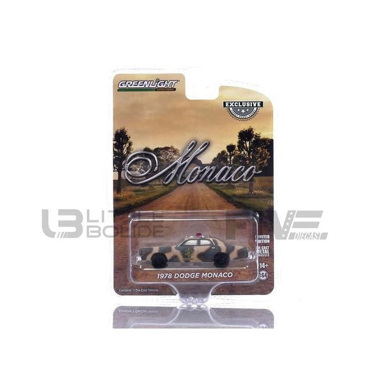 GREENLIGHT COLLECTIBLES 1/64 - DODGE Monaco - 1978 - Walmart.com