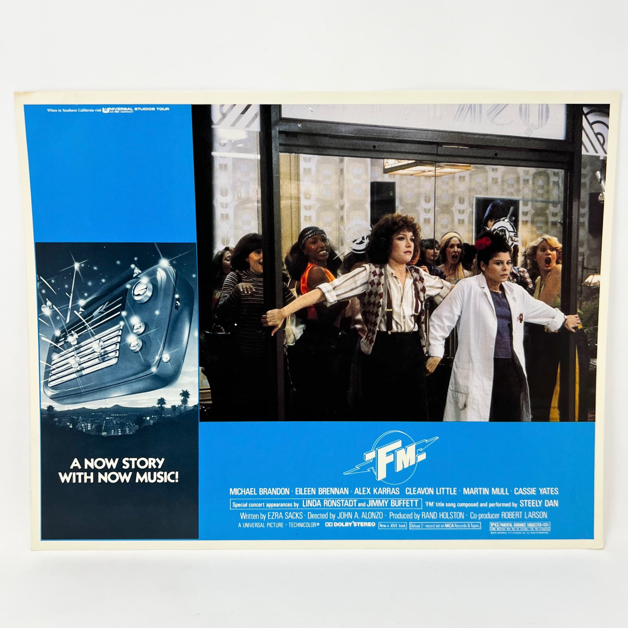 1978 FM A Now Story With Now Music Original Movie Lobby Card (c ...