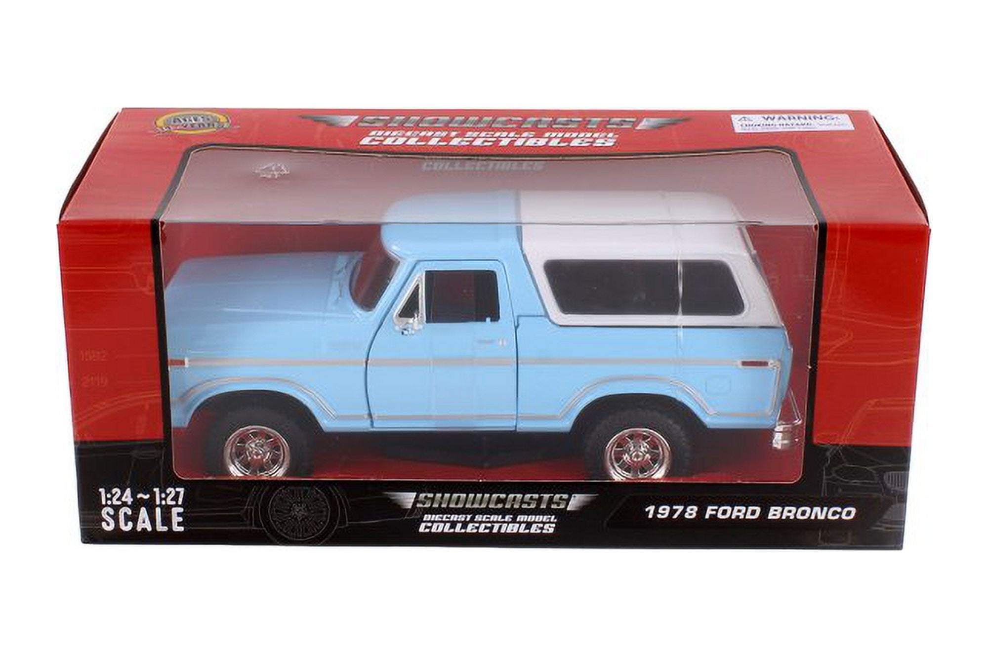 1978 Ford Bronco, Blue - Showcasts 71373WBU - 1/24 Scale Diecast Model ...