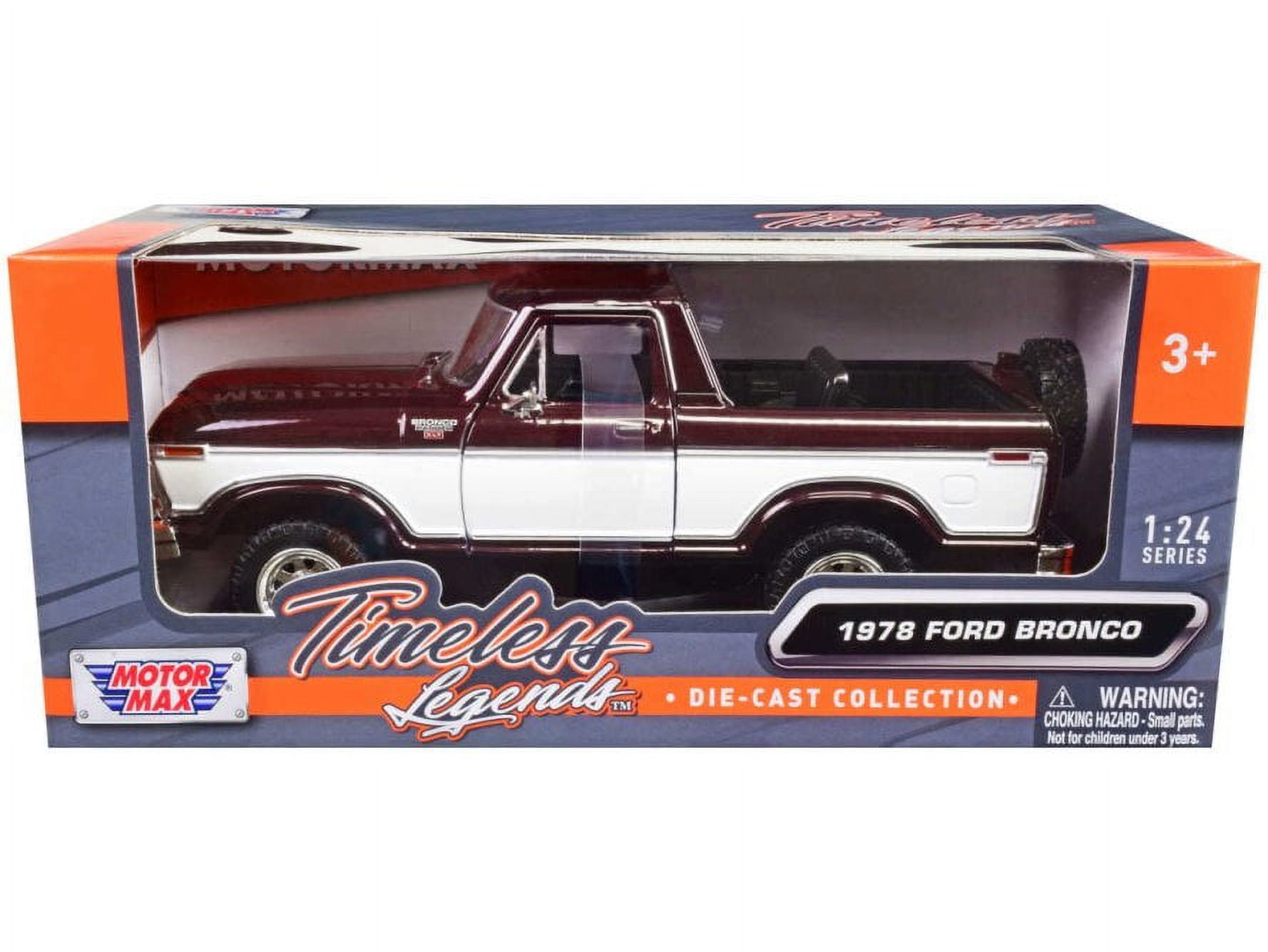 1978 Ford Bronco Ranger XLT w/Spare Tire, Brown - Motor Max 79372 - 1/ ...