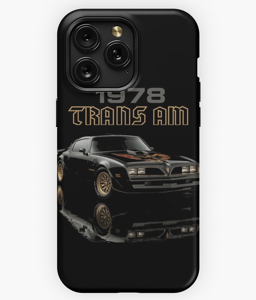 1978 Trans Am Firebird Black and Gold G7888 Phone Case for iPhone17 16 ...
