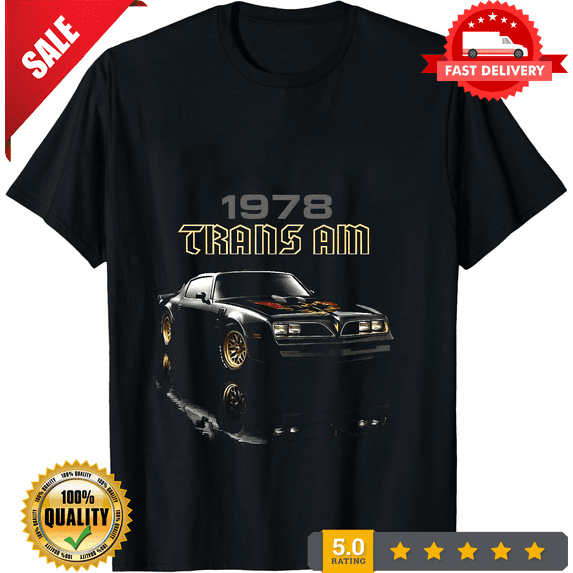 1978 Trans Am Shirt – Smokey & the Bandit Firebird Car Graphic Tee ...