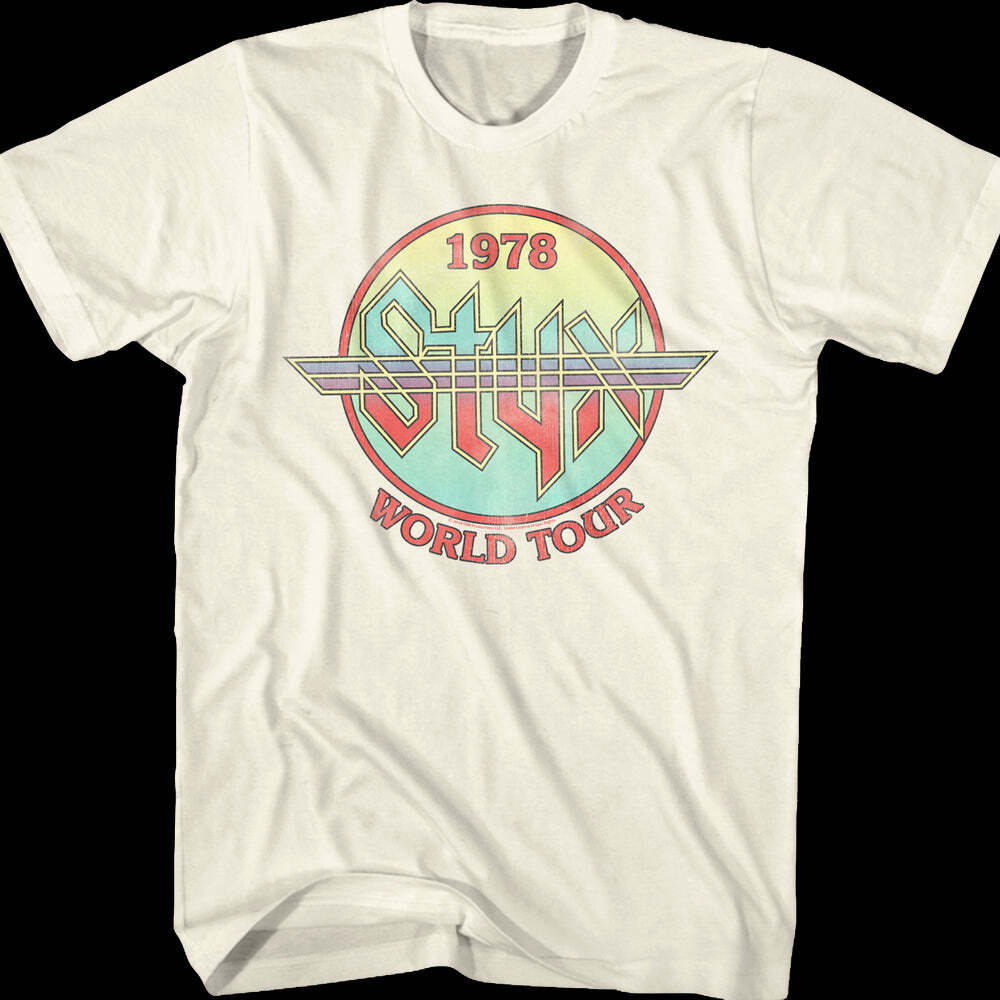 1978 World Tour Styx T-Shirt - Walmart.com