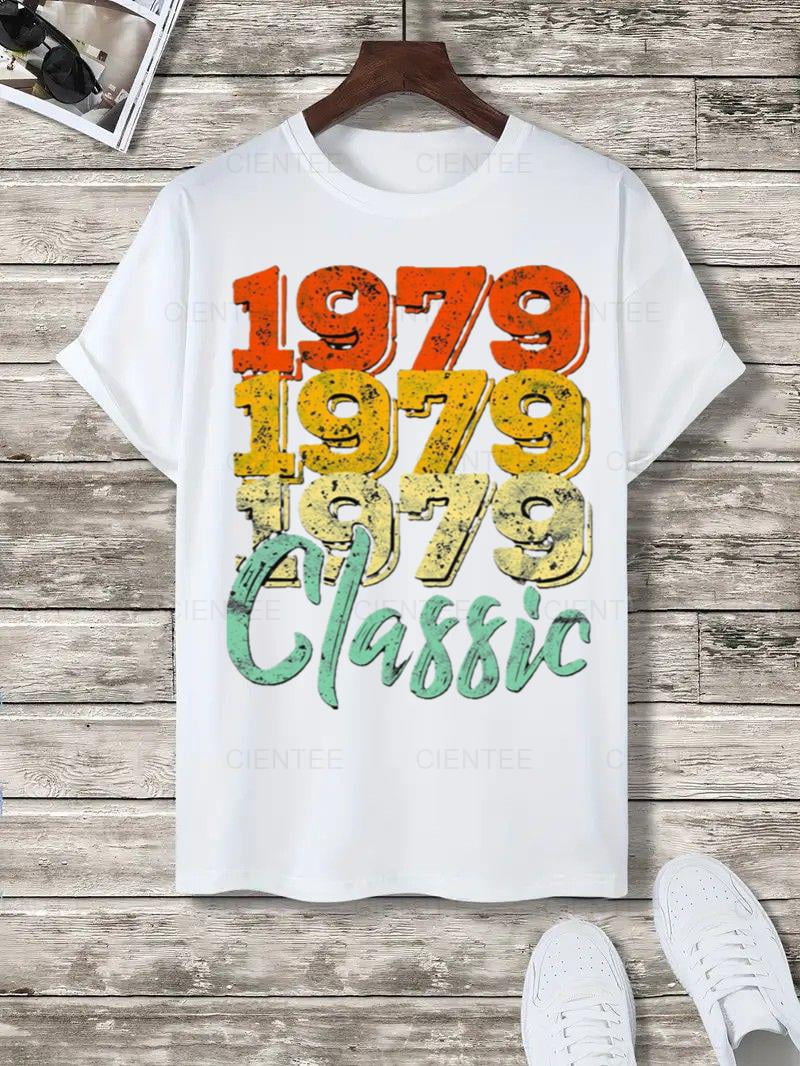 1979 Classic Retro T-Shirt - Birthday Gift Tee - 70s Inspired Design , For Men/Women,Up to 5XL ...