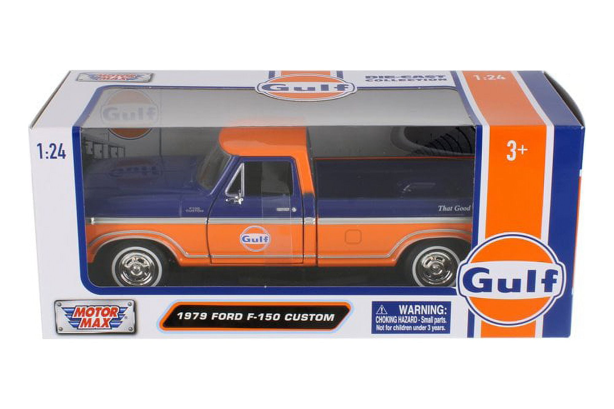 1979 Ford F-150 Custom, Gulf - Motor Max 71652CM - 1/24 Scale Diecast ...