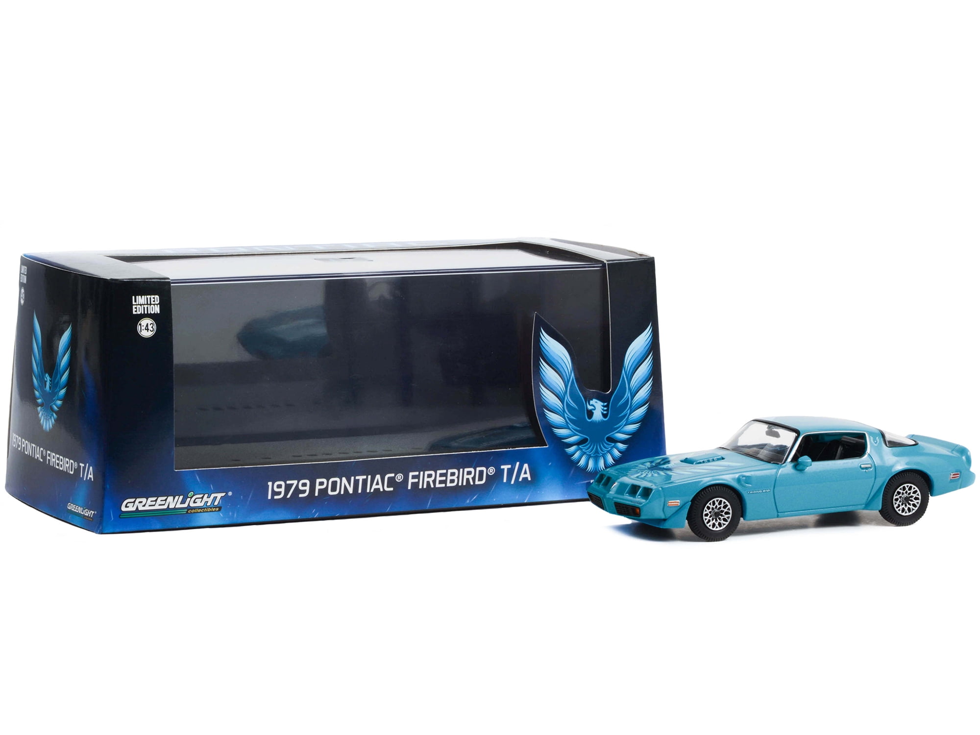 Greenlight 1/43 Scale 1979 Pontiac Firebird T/A Trans Am Atlantis Blue ...