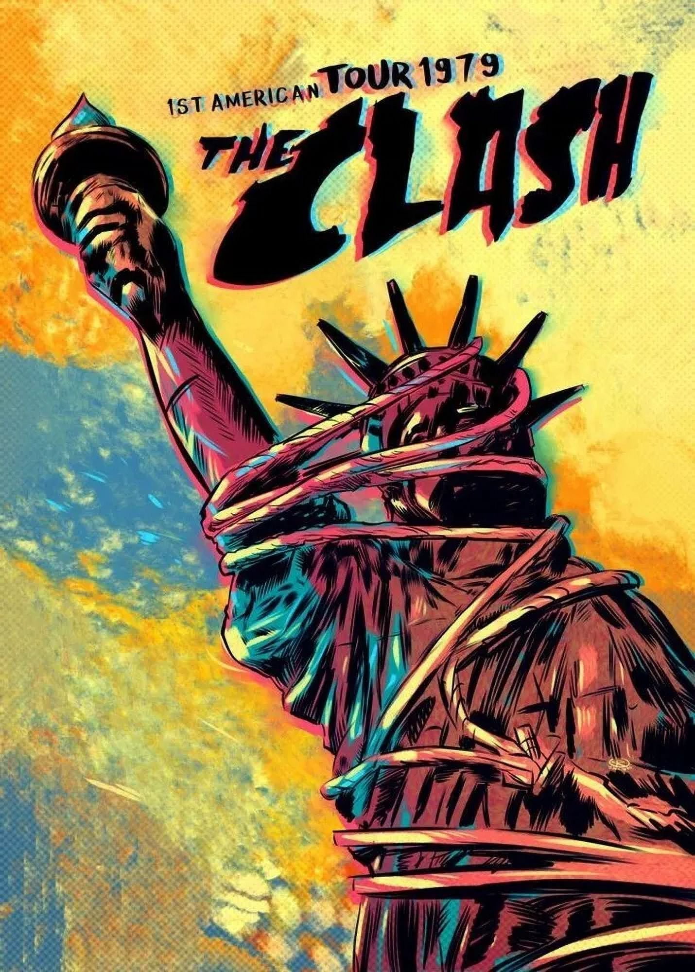 1979 The clash Concert Poster Wall Art Print Approximately 16 x 24 Inch ...