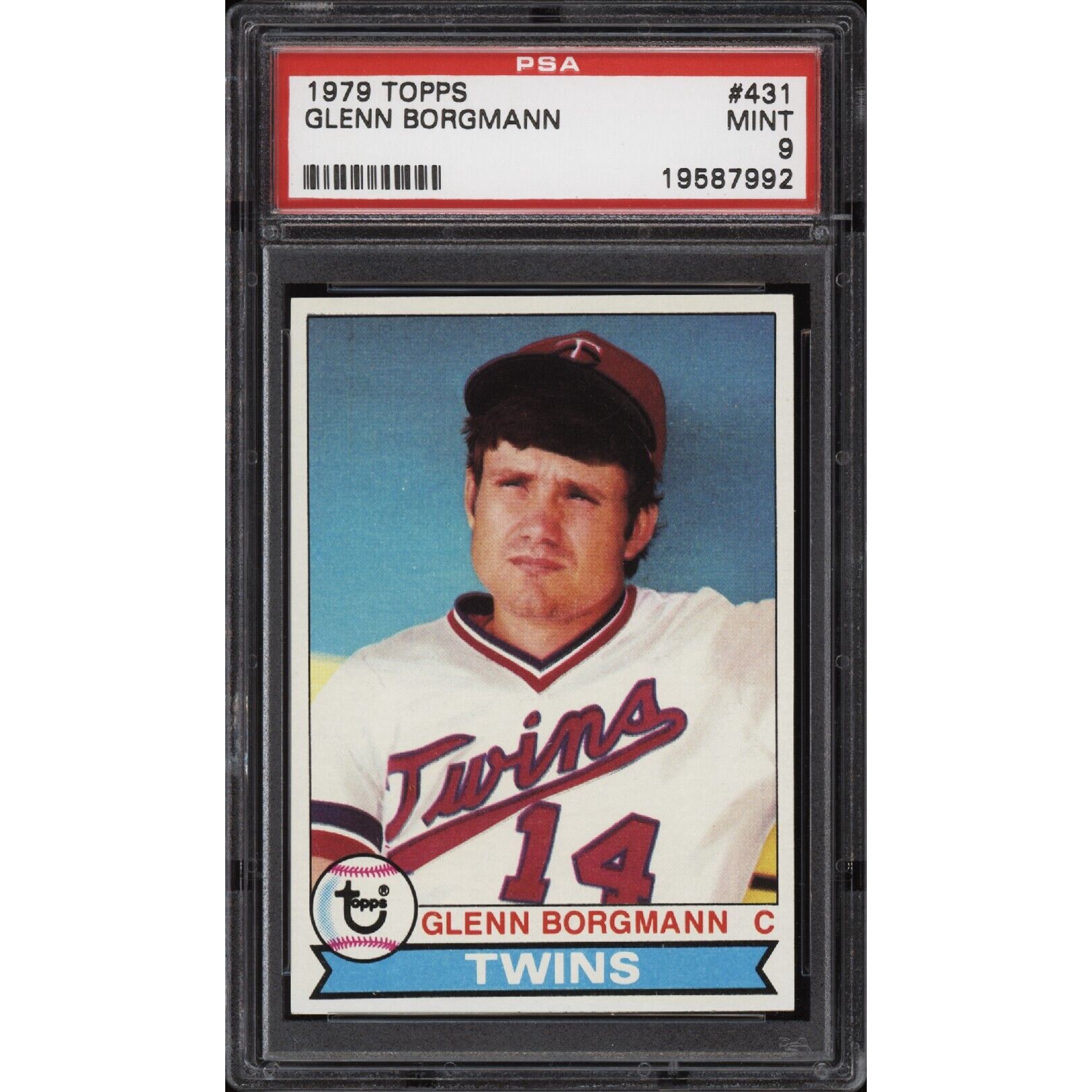 1979 Topps #431 Glenn Borgmann - Twins - PSA 9 - No PSA 10 - *92 - Baseball Card - Walmart.com