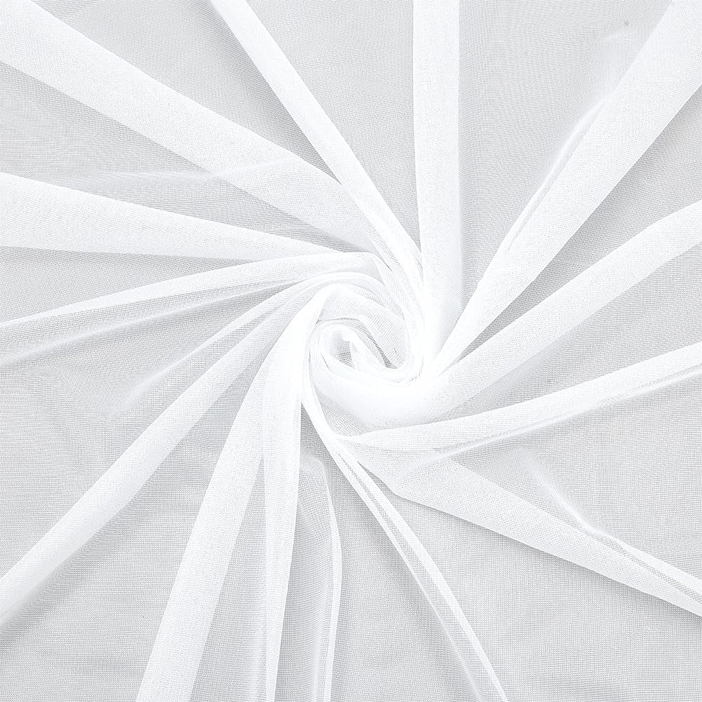 197inch White Mesh Fabric 63inch Wide Polyester Mesh Fabrics Nylon ...